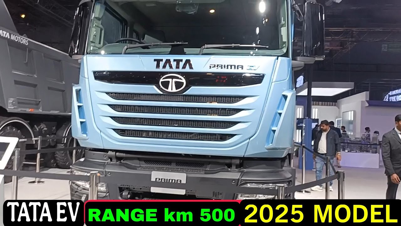 Tata EV Prima 55s Launch in India 2025🔥KM 500 Electric Prima Truck ...