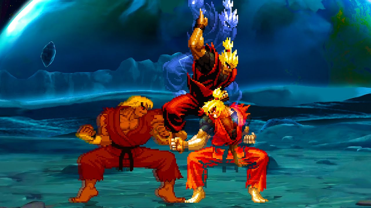 Dragon Ken Vs. Evil Ken - Power Struggle - YouTube