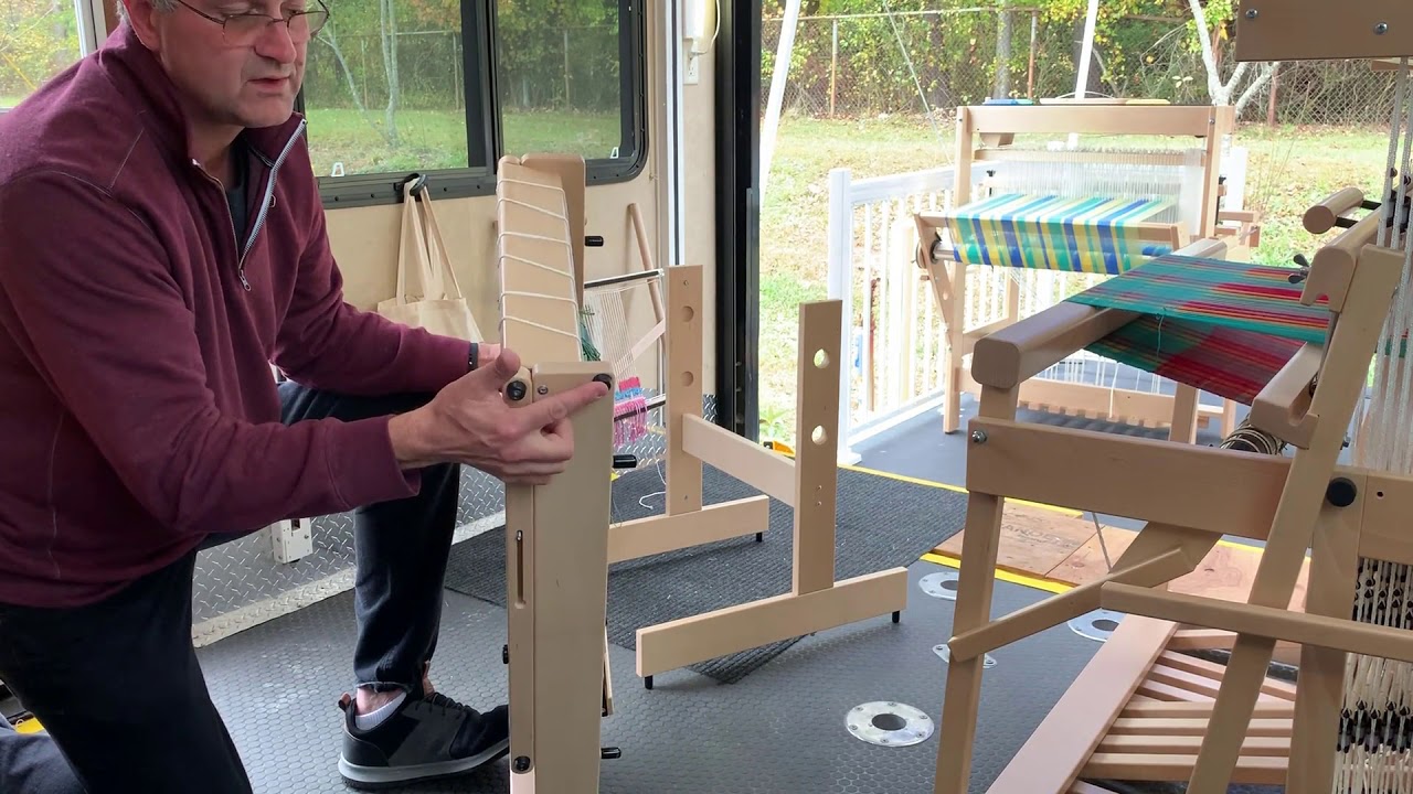 How to Fold + Unfold the Louët Jane Loom - YouTube