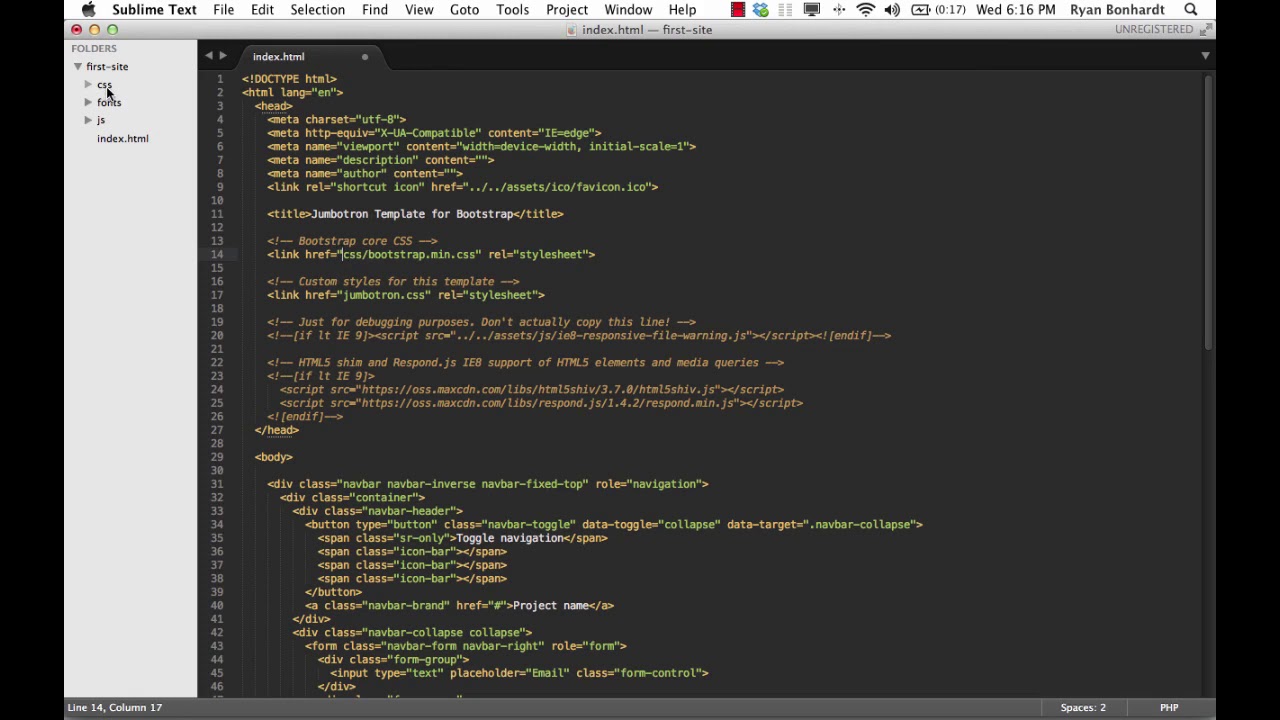 Build Your First Website in 1 Week with HTML5 and CSS3 Part 5 - YouTube