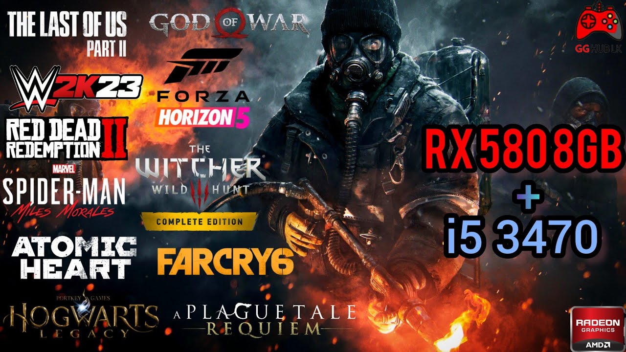 RX 580 8GB | i5 3470 | 16GB RAM | Benchmark tests in 2023 #rx580 #2023 ...