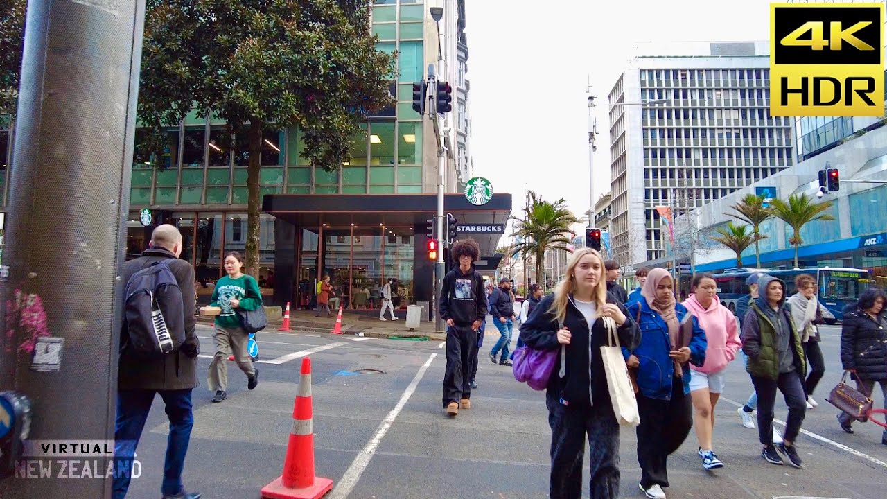 【4K HDR】Walk Tour Auckland City New Zealand! - YouTube