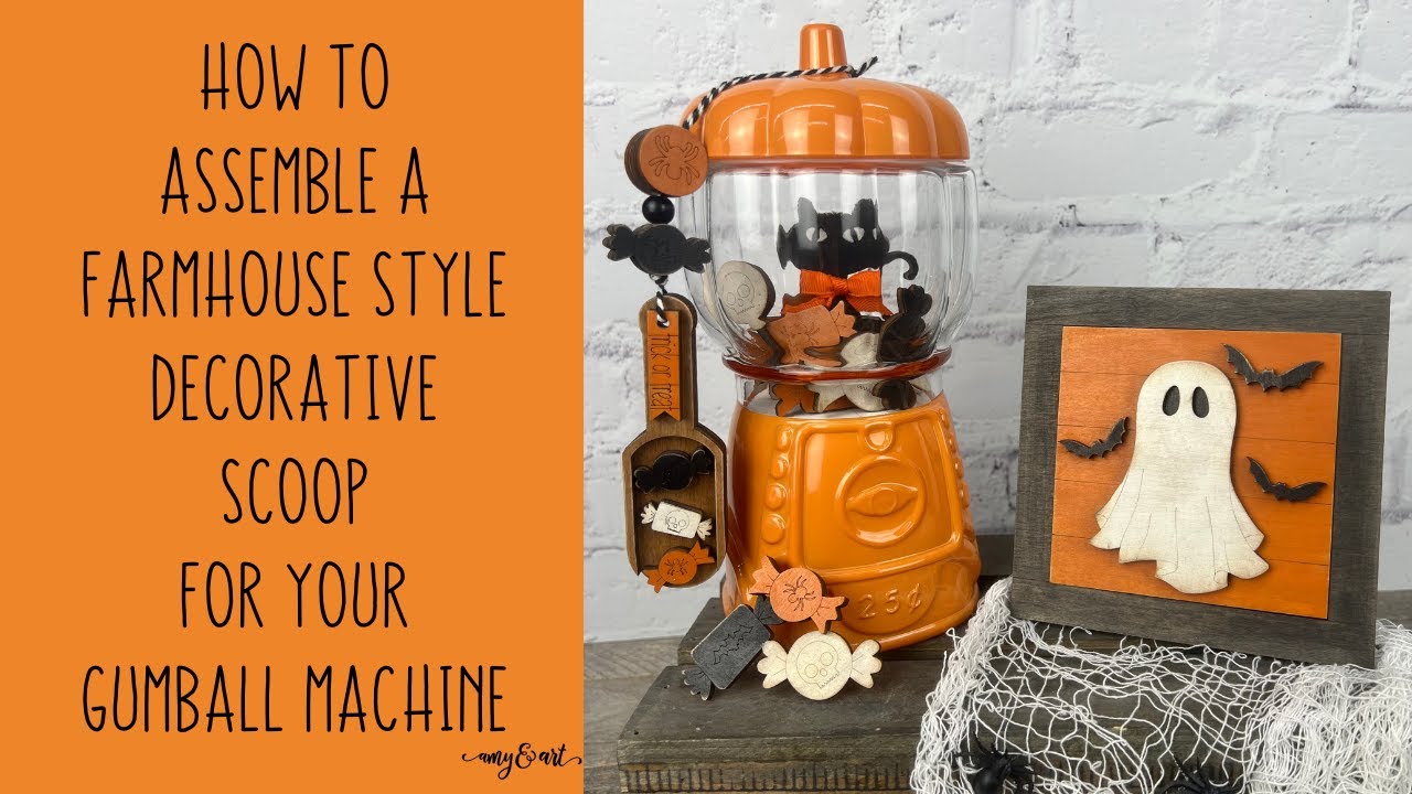 How to Assemble Decorative Gumball Machine Scoops | Crafting Easy ...