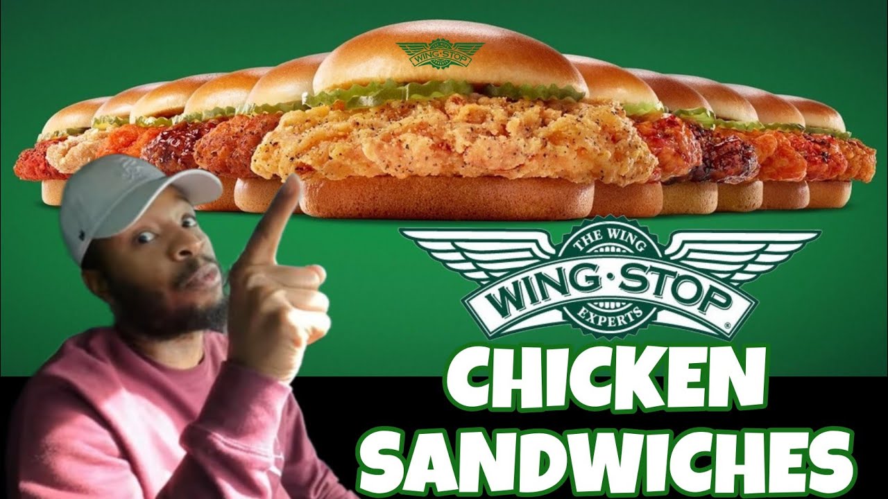FINALLY Tasting The NEW FAMOUS Wing Stop Chicken Sandwiches! Back In ...