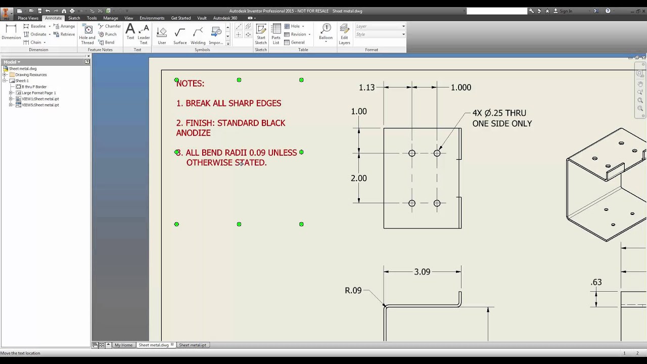How to Add Parameters to Test in an Inventor Drawing - YouTube