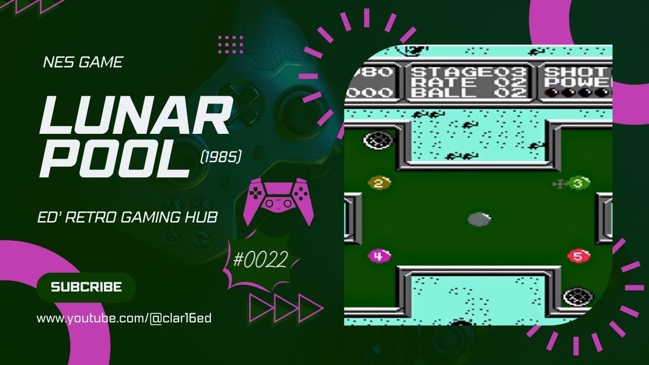 Lunar Pool NES (1985) - YouTube