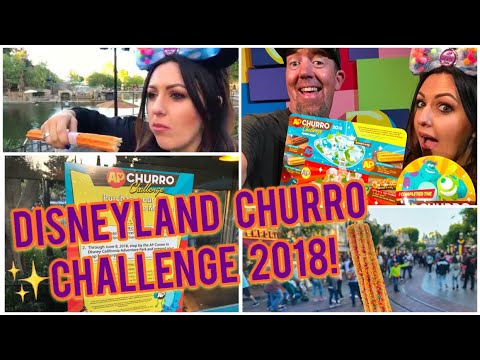 The Epic Disneyland Churro Challenge! New at Pixarfest 2018 - YouTube