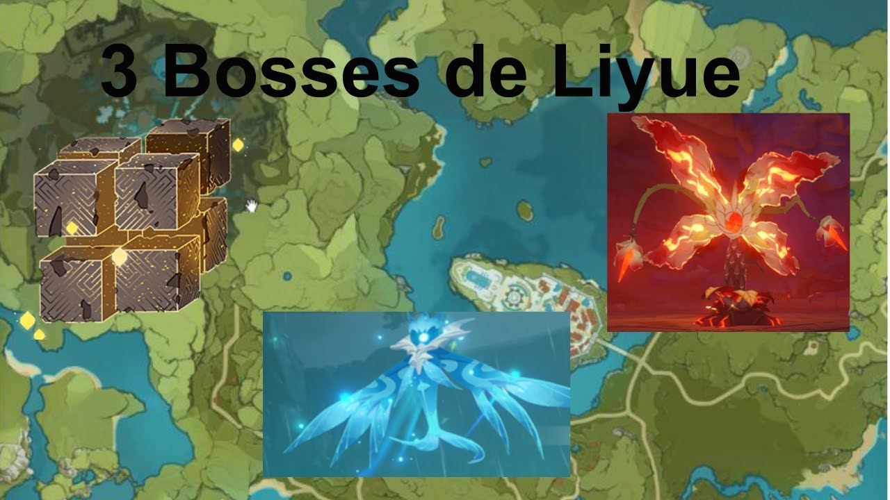 Guía de los 3 Bosses de Liyue - Genshin Impact - YouTube
