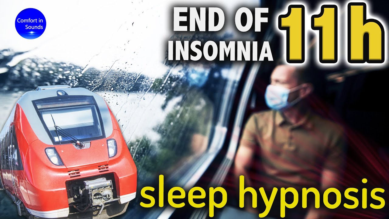 Beat insomnia, train ambience sound, heater noise, rain and thunder to ...