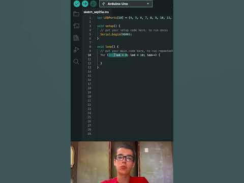 For Loops for BEGINNERS! EXPLAINED #arduino #programming - YouTube