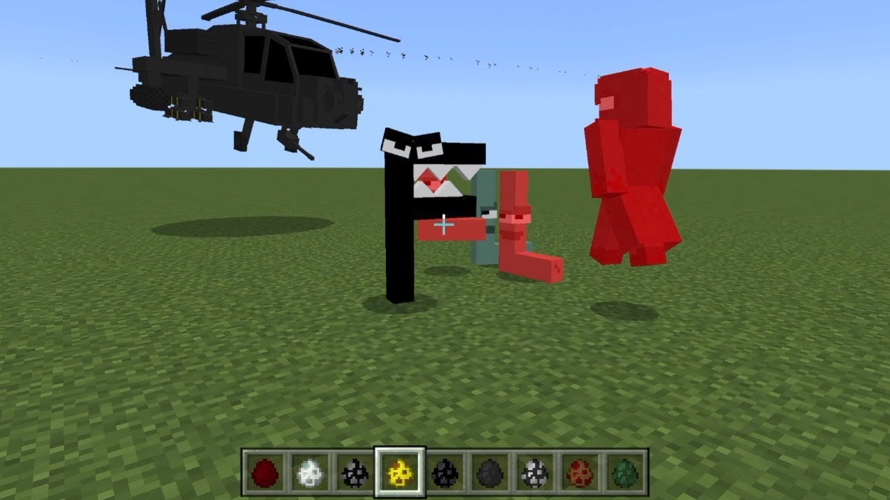 MCPE: ALPHABET LORE vs SCP DYSTOPIA - YouTube