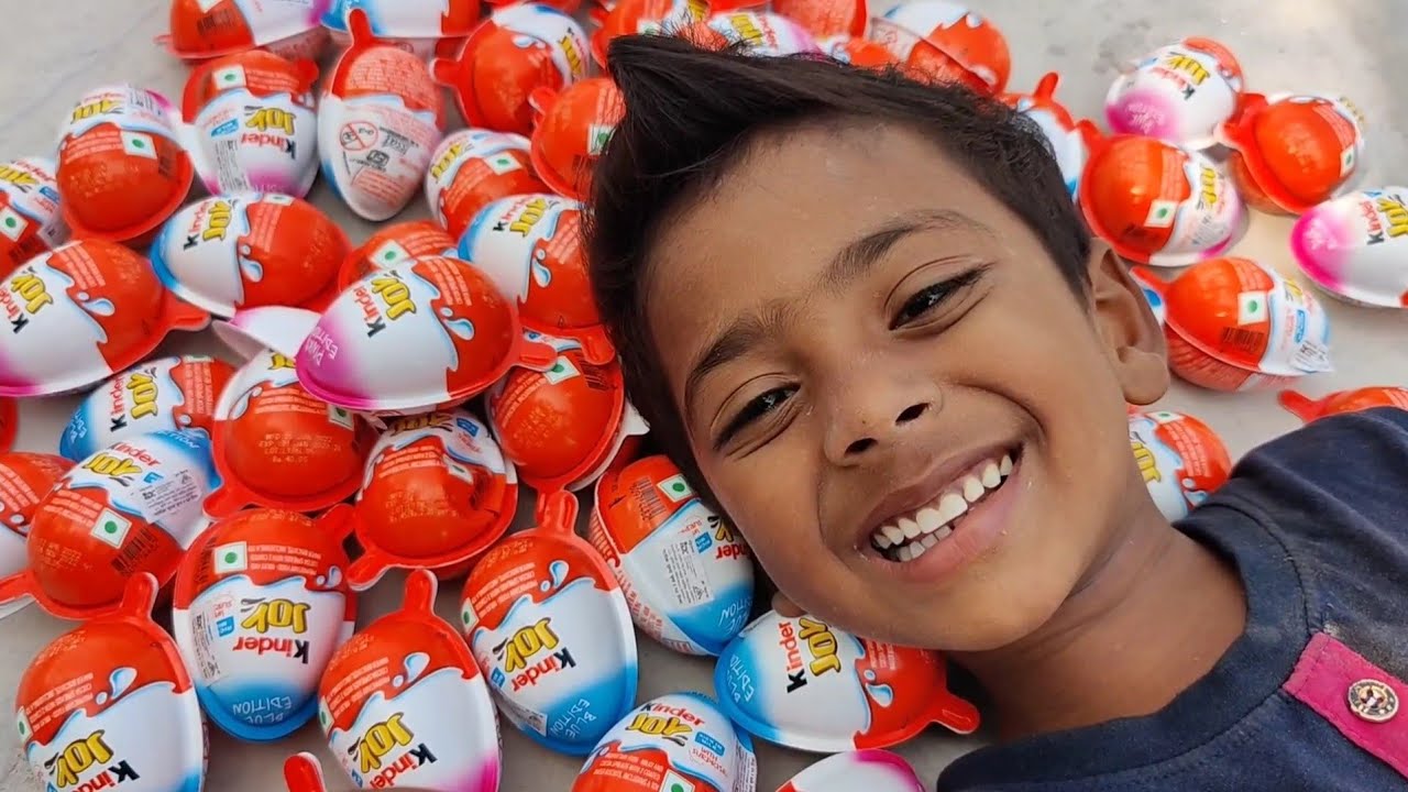 NEW! 😋 Yummy Kinder Surprise Egg Toys Opening | A Lot Of Kinder Joy ...