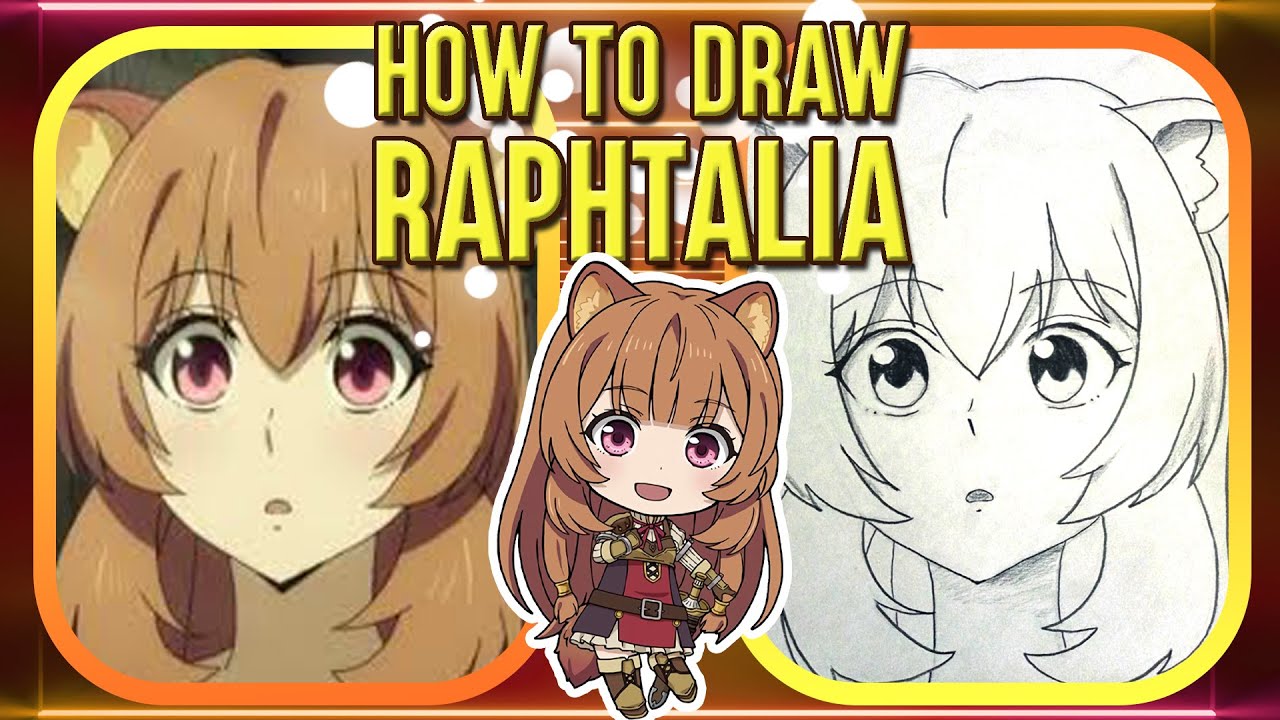 Anime drawing tutorial 🍡 How to draw Raphtalia - YouTube