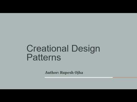 Creational Design Patterns - YouTube