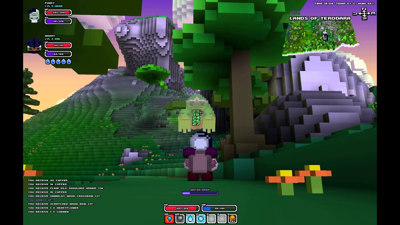 Easiest Boss Fight in Cube World (alpha) - YouTube