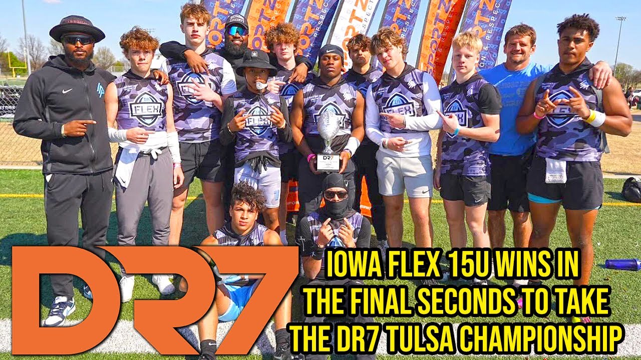 7on7 Football Highlights | Iowa Flex 15u Wins in the Final Seconds to ...