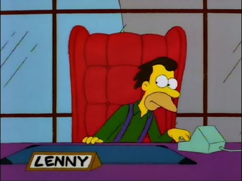 Lenny leitet das Atomkraftwerk - The Simpsons S08E21 - Der alte Mann ...