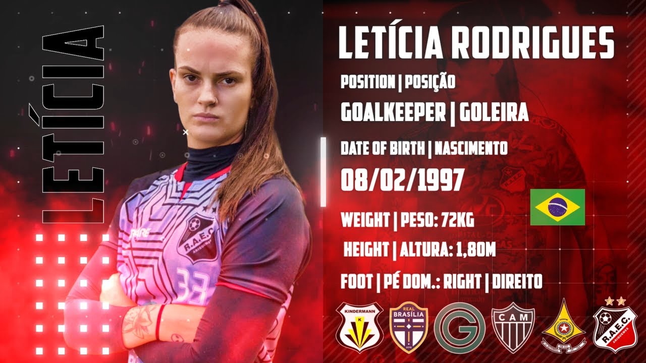 Letícia Rodrigues ⚽ Goalkeeper Goleira ⚽ Highlights 2022 Youtube