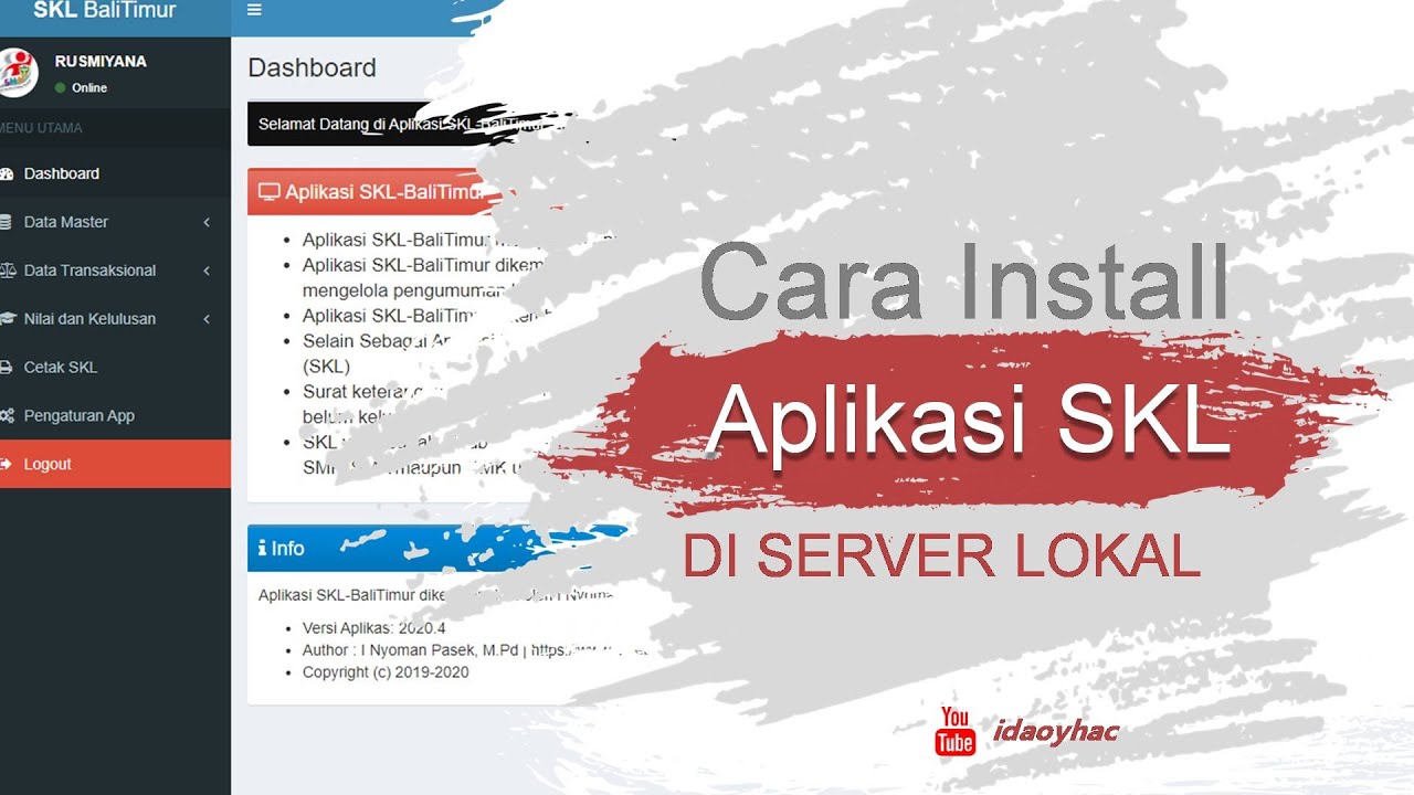 Tutorial Install Aplikasi SKL Balitimur - YouTube