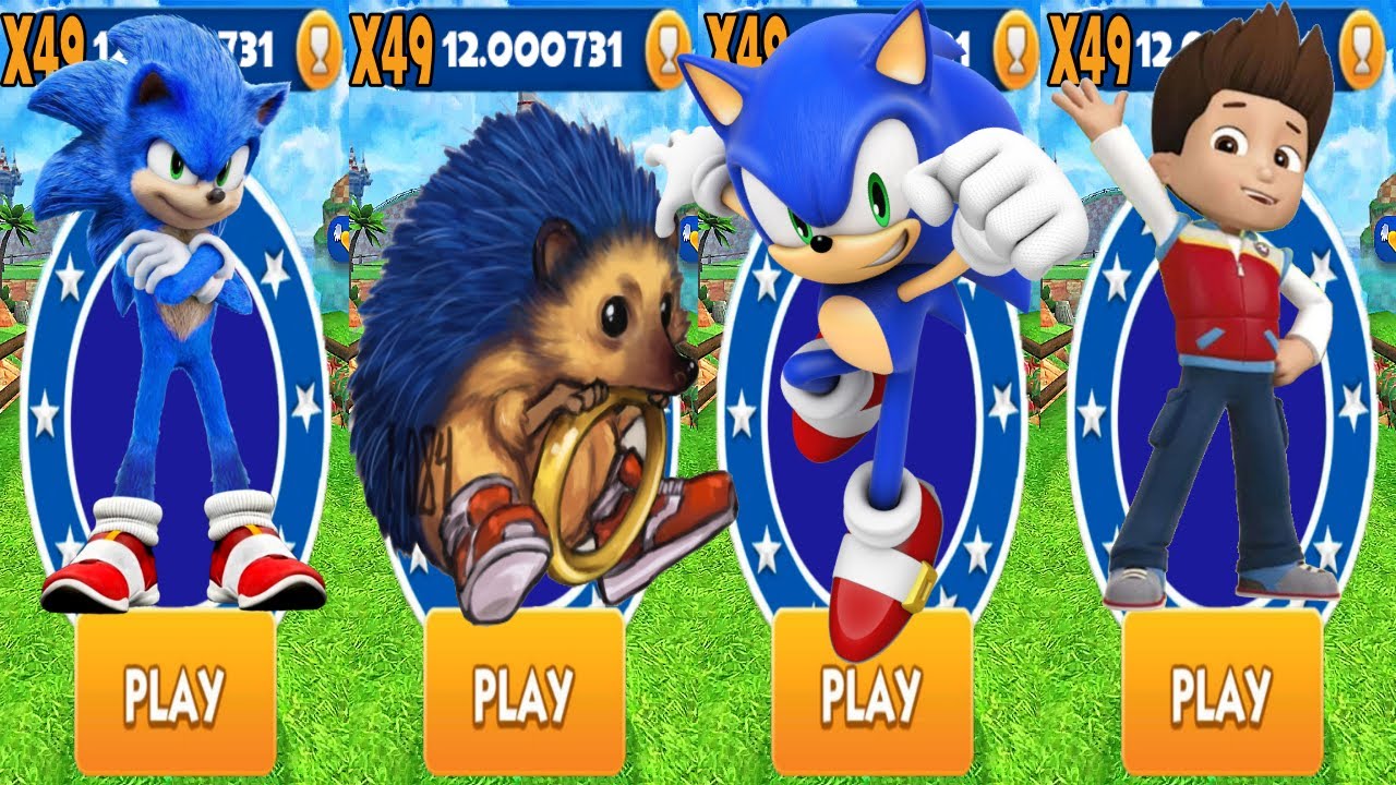 Dash with Movie Sonic vs Sonic Boom in Subway Surfers vs PAW Patrol ...