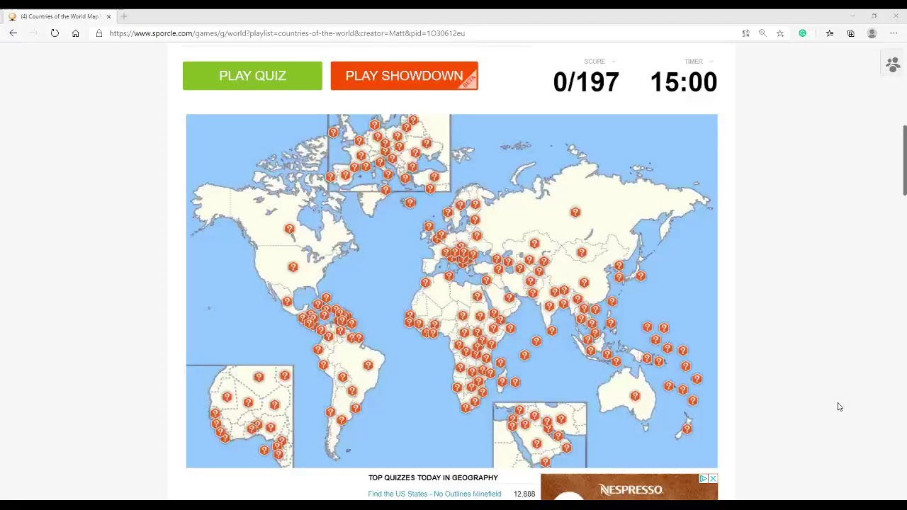 All countries of the world (quiz) - YouTube