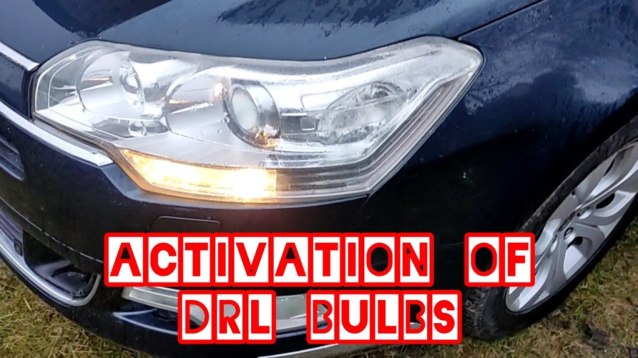 Citroen C5 X7 how to activate DRL with diagbox - YouTube