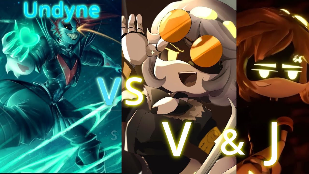 Undyne vs J & V - Murder Drones x Undertale - Song - YouTube