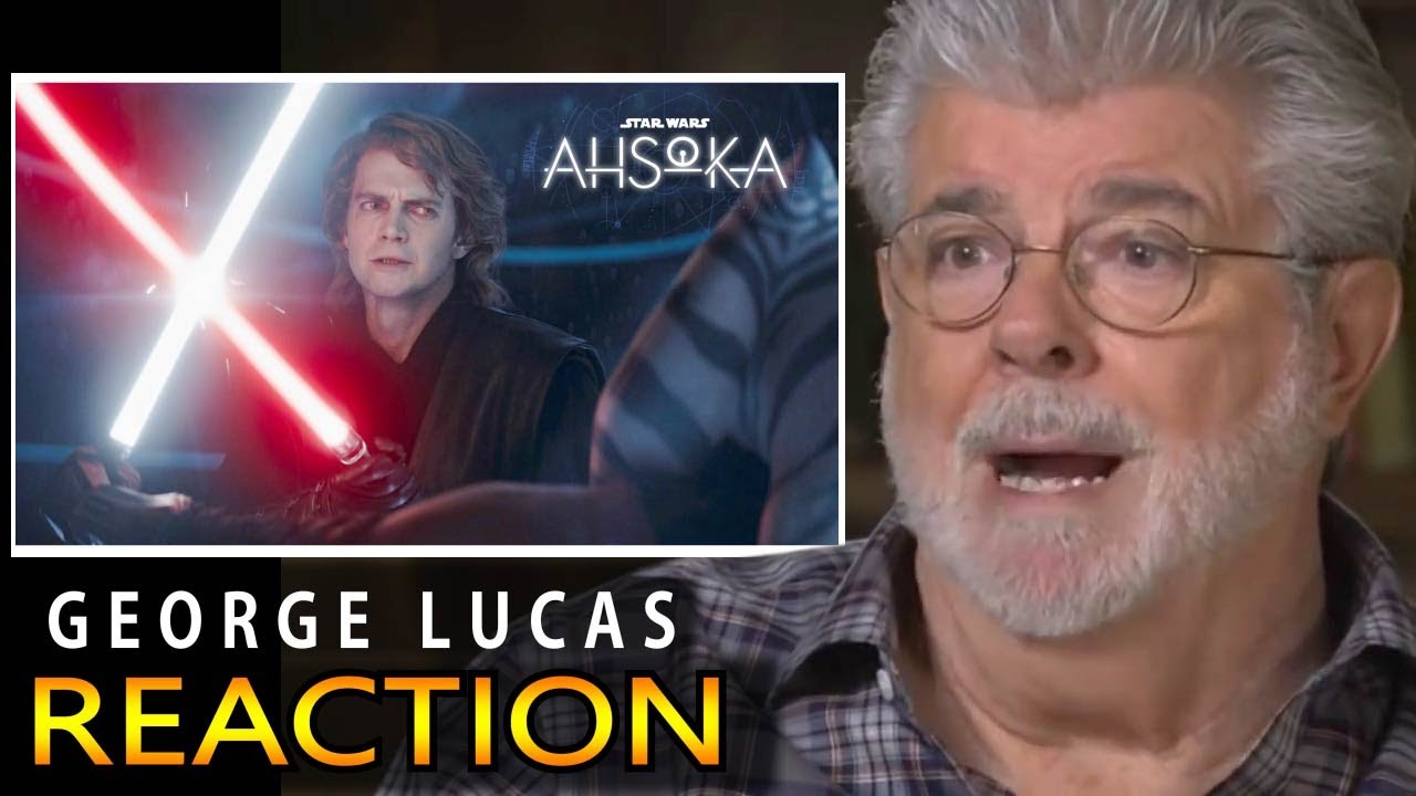 George Lucas REACTION Anakin vs Ahsoka Episode 5 | A.I. - YouTube