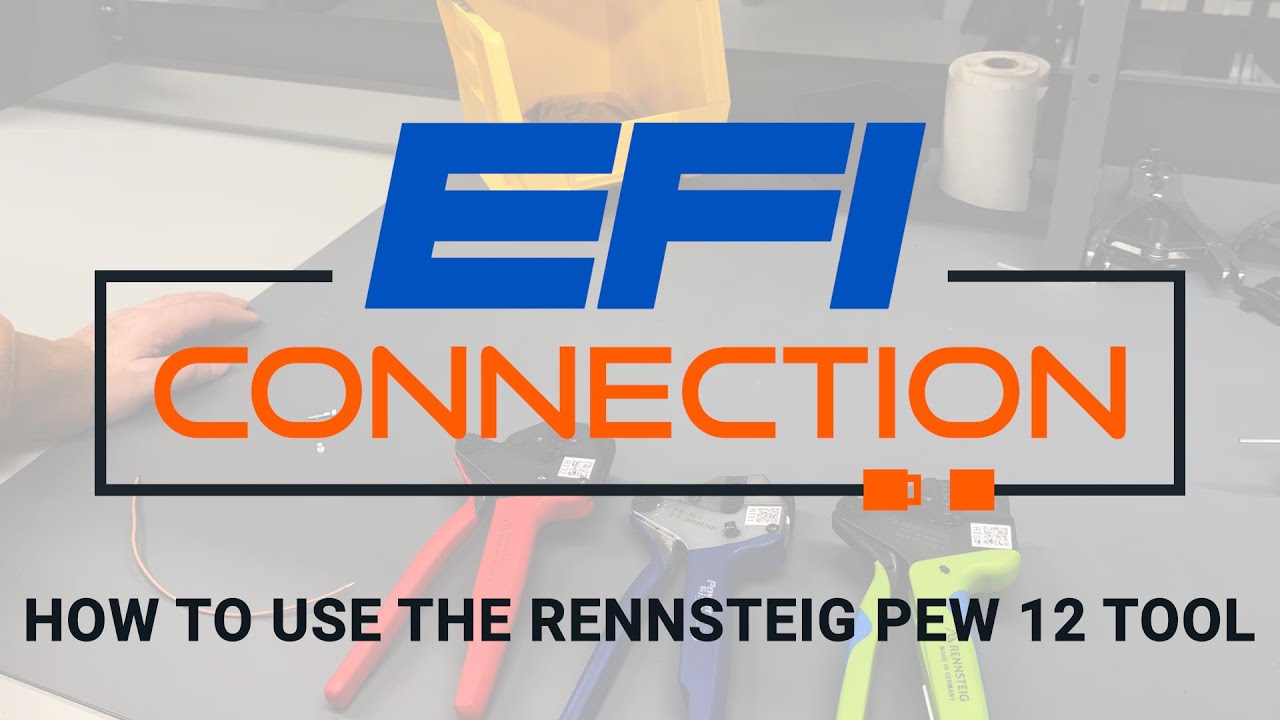PROPER USAGE AND MUST-KNOW'S FOR CRIMPING TOOL - RENNSTEIG PEW12 - YouTube