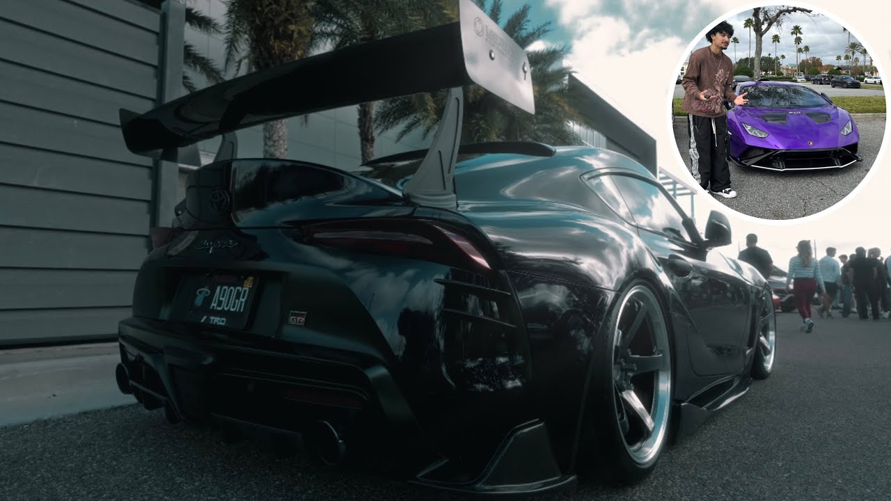 I Went To My FIRST Cars & Coffee! *Porsche, Mclaren, Lamborghini ...