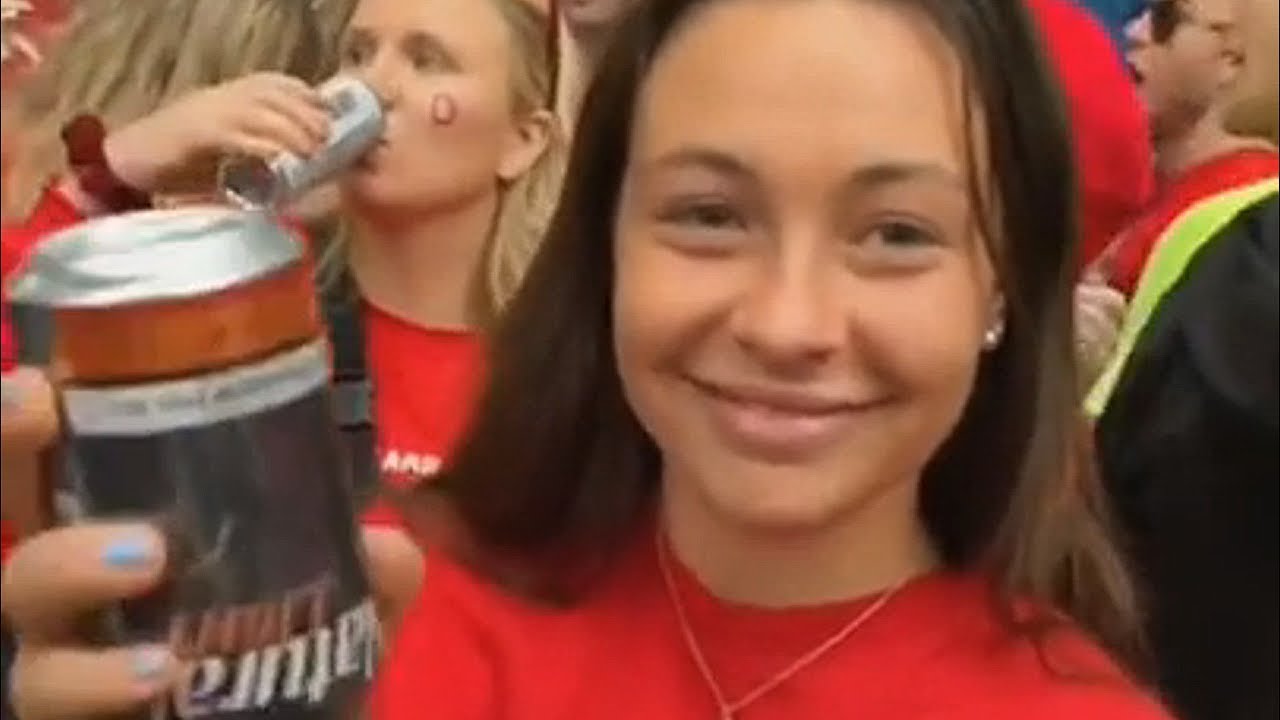 Man Throws Beer And Girl Catches It - YouTube