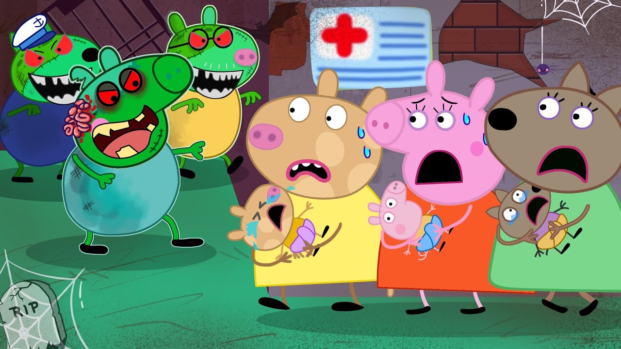 Danny Dog Sad Story : Peppa Pig turns into a zombie | Peppa Pig Funny ...
