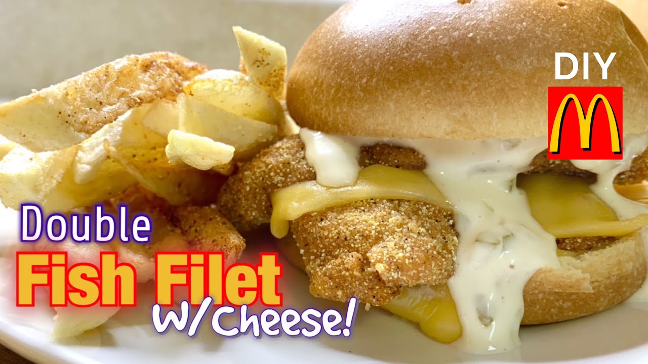 Double Fish Filet w/Cheese | Fast Food Homemade | Better Than McD's ...