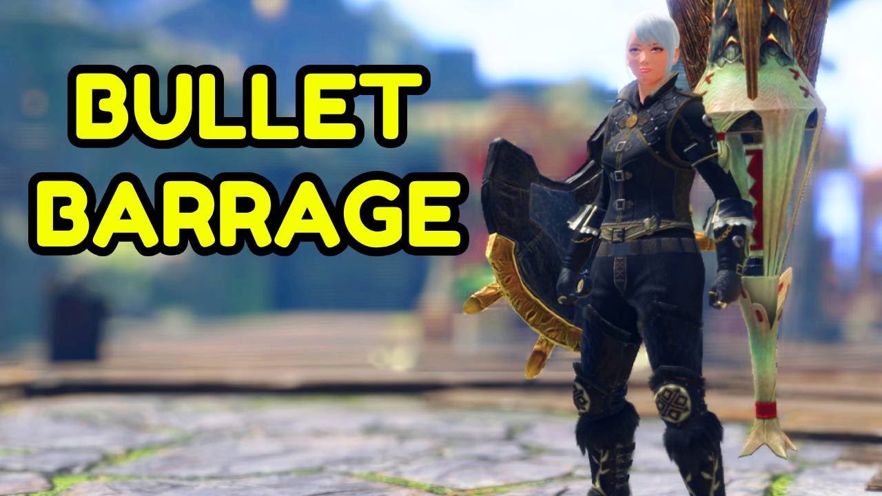 Monster Hunter Sunbreak Using Bullet Barrage - YouTube