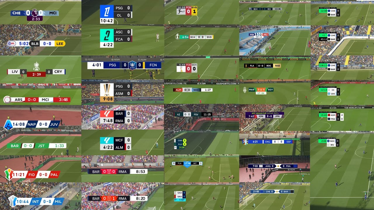 PES 2018 SCOREBOARD SERVER ALL COMPETITION - YouTube