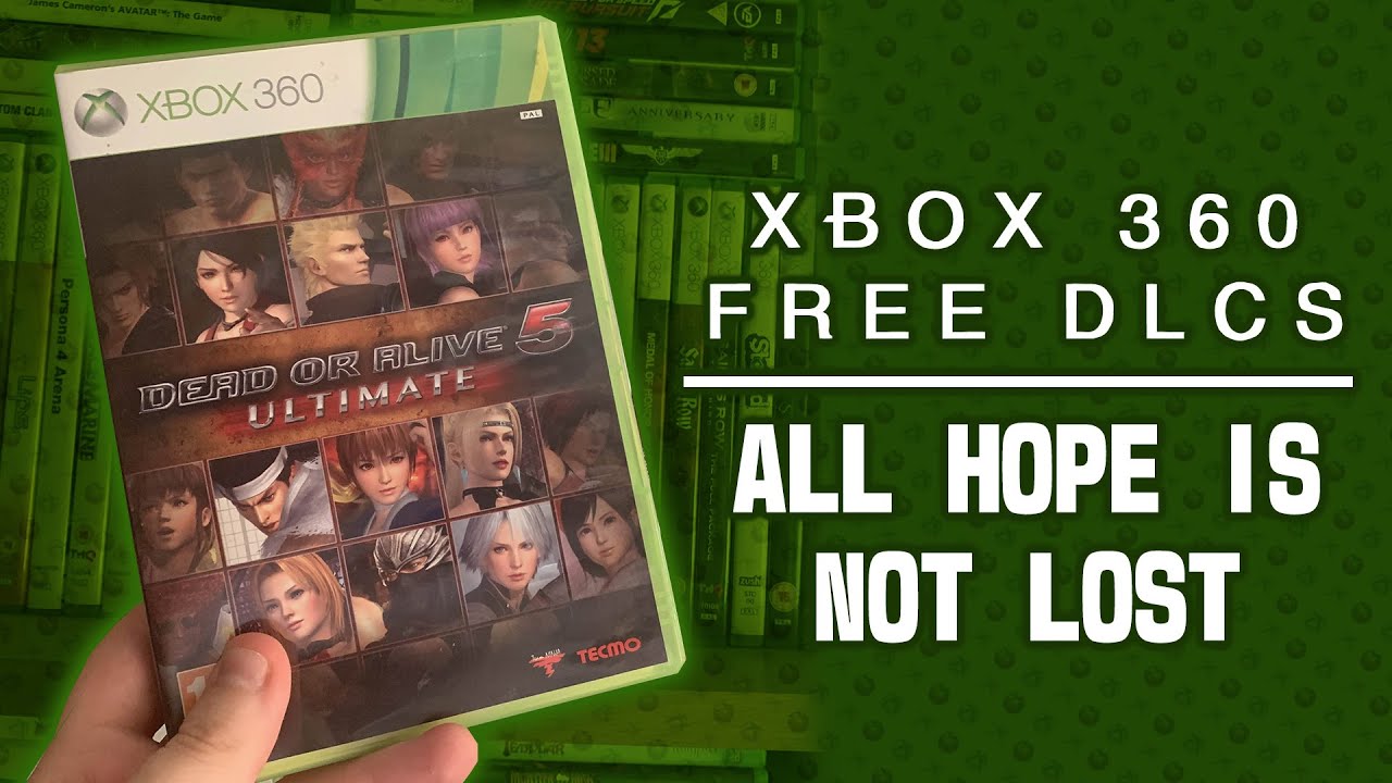 All Hope Is Not Lost - Xbox 360 Games With Free DLCs - YouTube