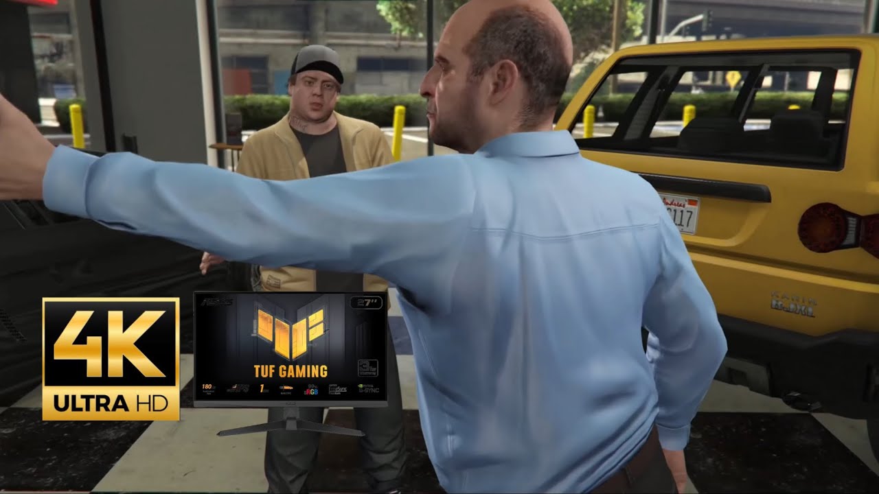 GTA 5 Frank lin First Mission 4k 60 Fps - YouTube