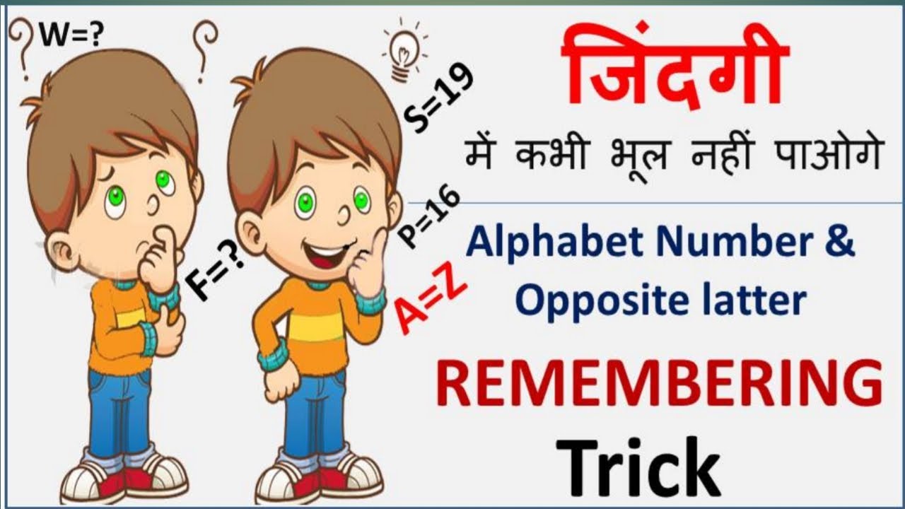 Alphabet Number Remembering Trick And Opposite Alphabet Letters alphabet-number-remembering-trick-and-opposite-alphabet-letters