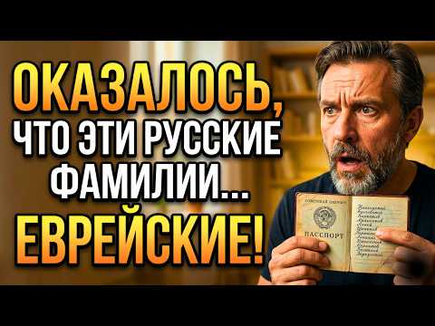 ПРОВЕРЬ СЕБЯ: ТВОЯ ФАМИЛИЯ МОЖЕТ БЫТЬ ЕВРЕЙСКОЙ — ВОТ КАК ЭТО ОПРЕДЕЛИТЬ…