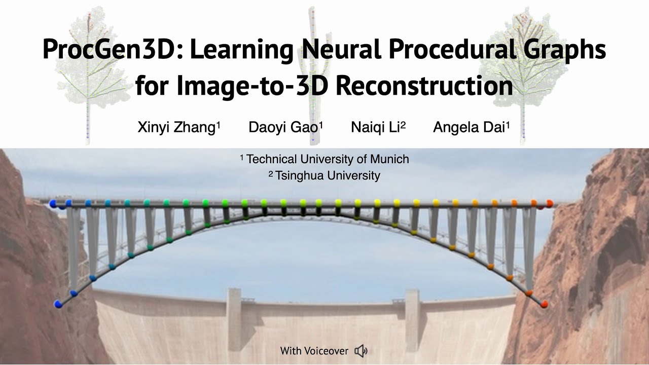 ProcGen3D: Learning Neural Procedural Graphs for Image-to-3D ...
