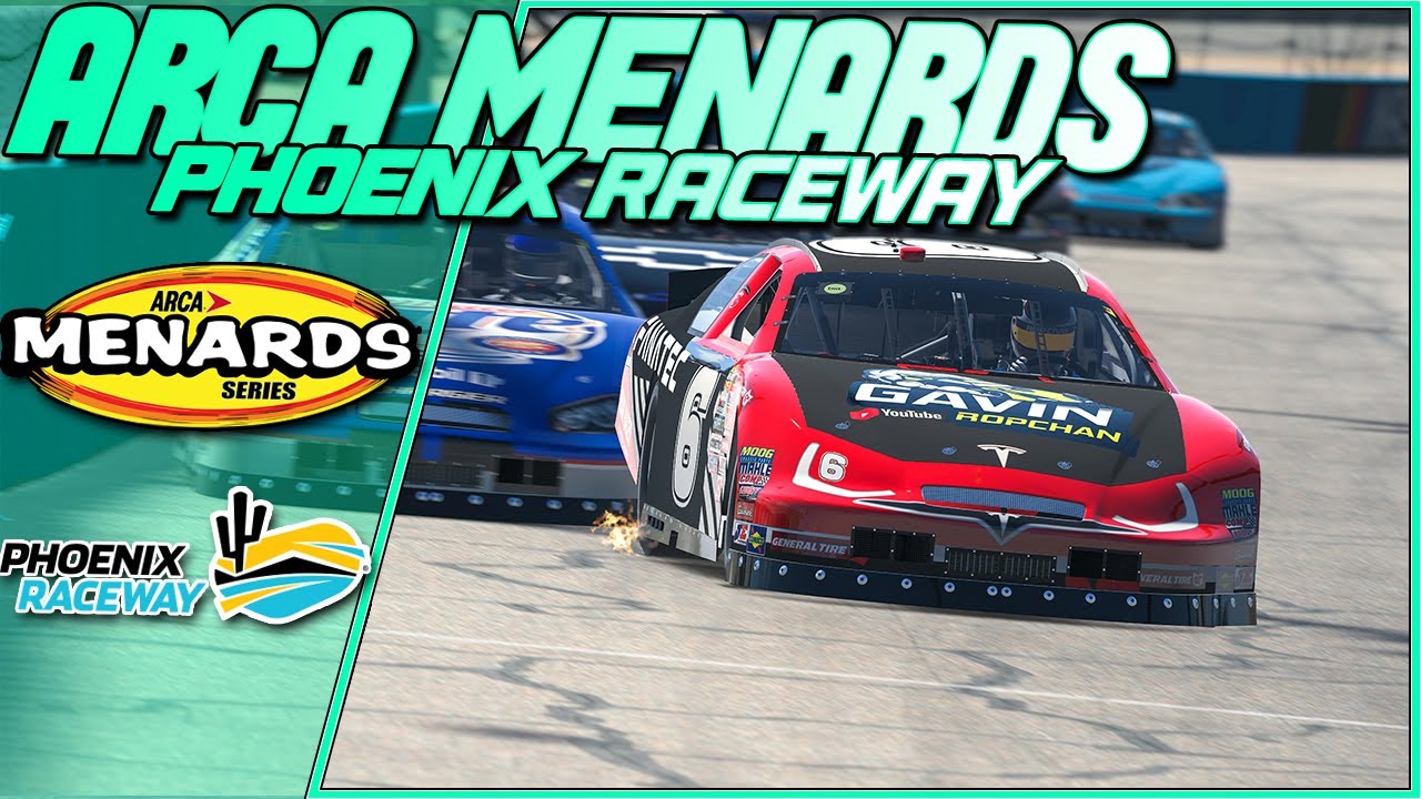 ARCA Menards - Phoenix Raceway - iRacing Oval - YouTube