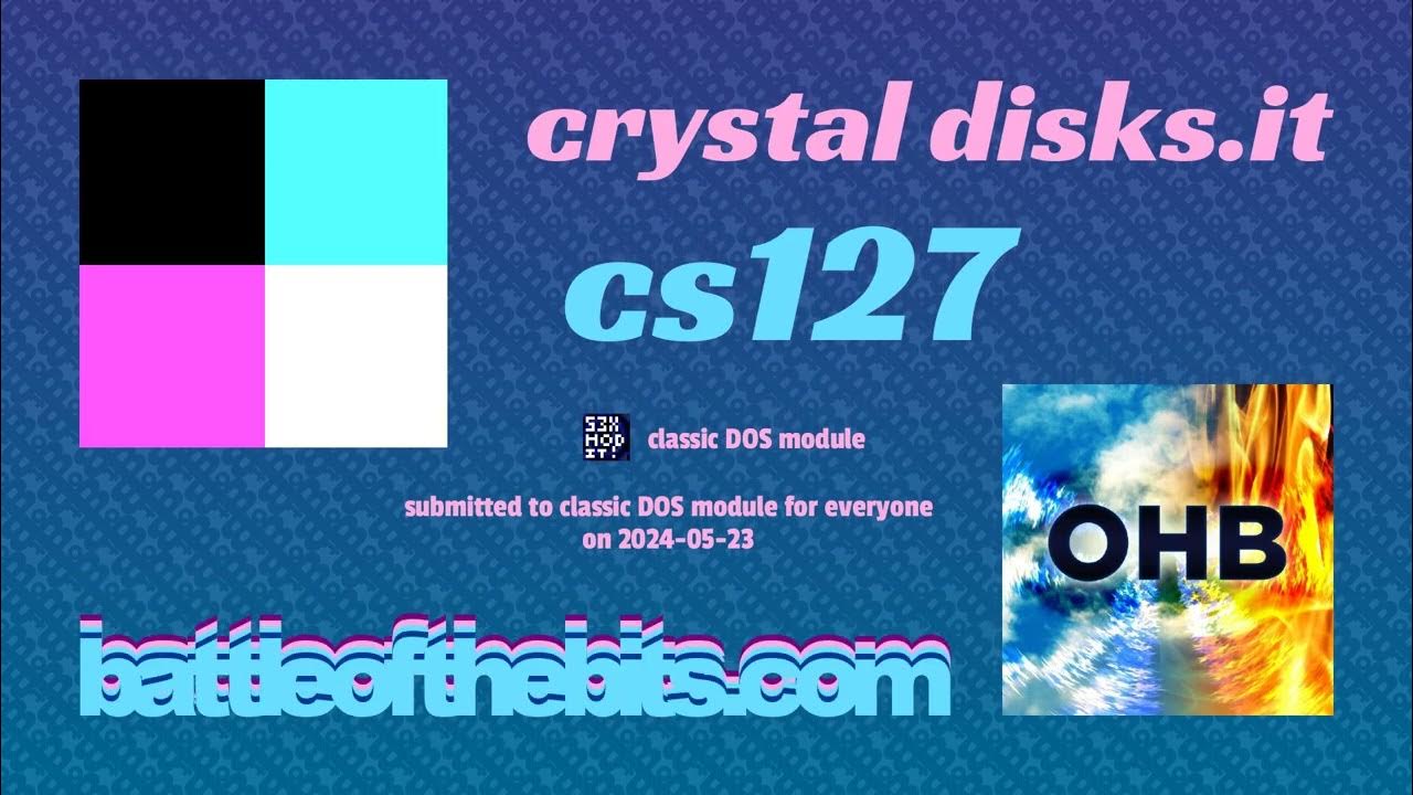cs127 - crystal disks.it [classic DOS module] - YouTube