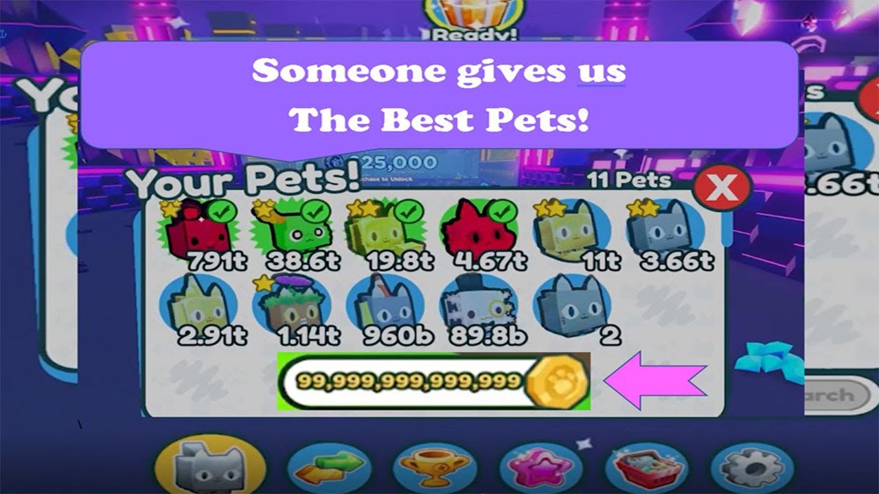 Someone gives us the BEST PETS. Advance from NOOB to THE BEST (Pet ...