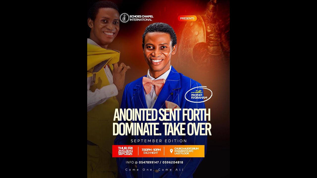 ANOINTED SENT FORTH. DOMINATE. TAKEOVER - YouTube