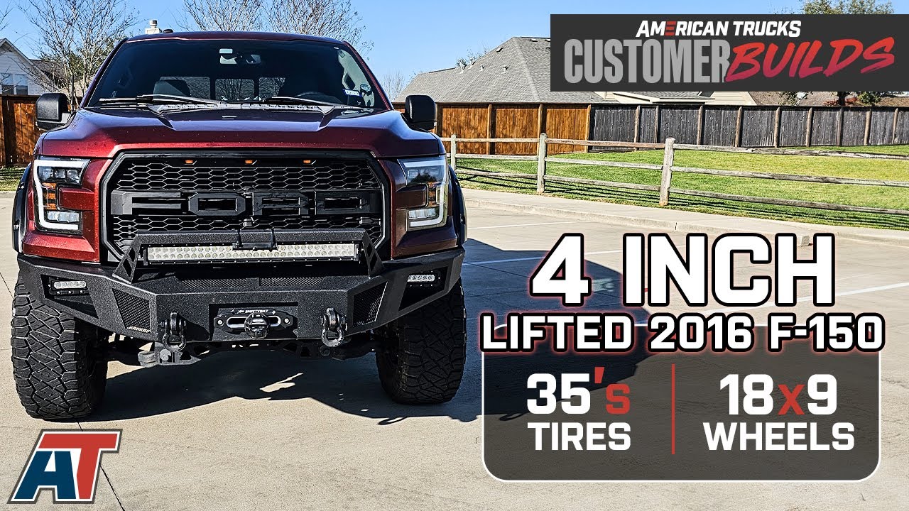 4" Lifted F-150 with Fuel Anza Wheels & 1mm Offset | AmericanTrucks ...