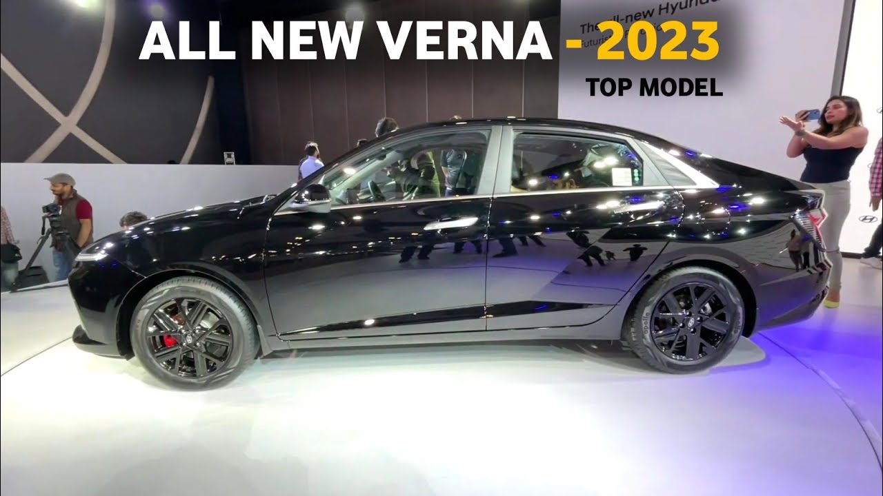 Hyundai Verna 2023 Walkaround | Verna Top Model Black 🔥 - YouTube