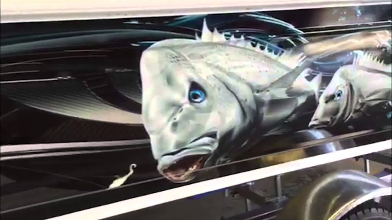 BOAT WRAP • Snapper digital design by MARINE GRAPHICS INK - YouTube