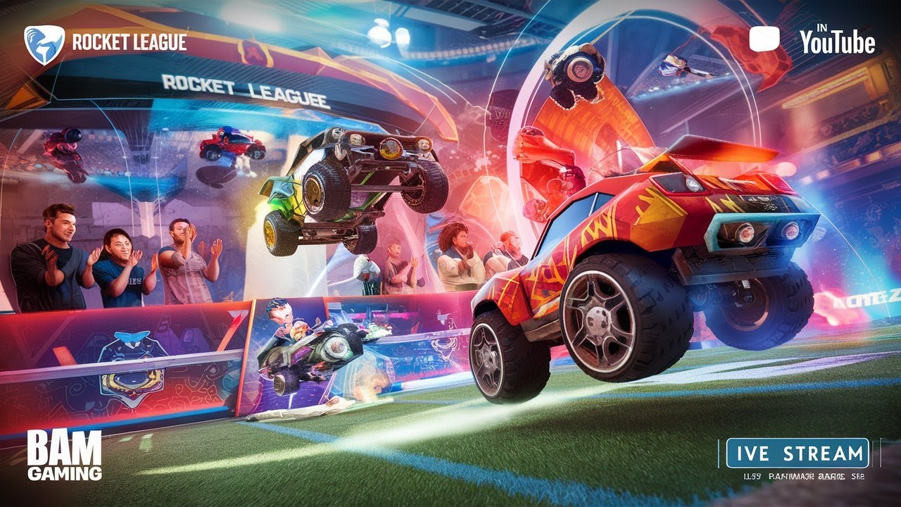 🔴 Rocket League Rank Up With Viewers || BAM Gaming Live || - YouTube