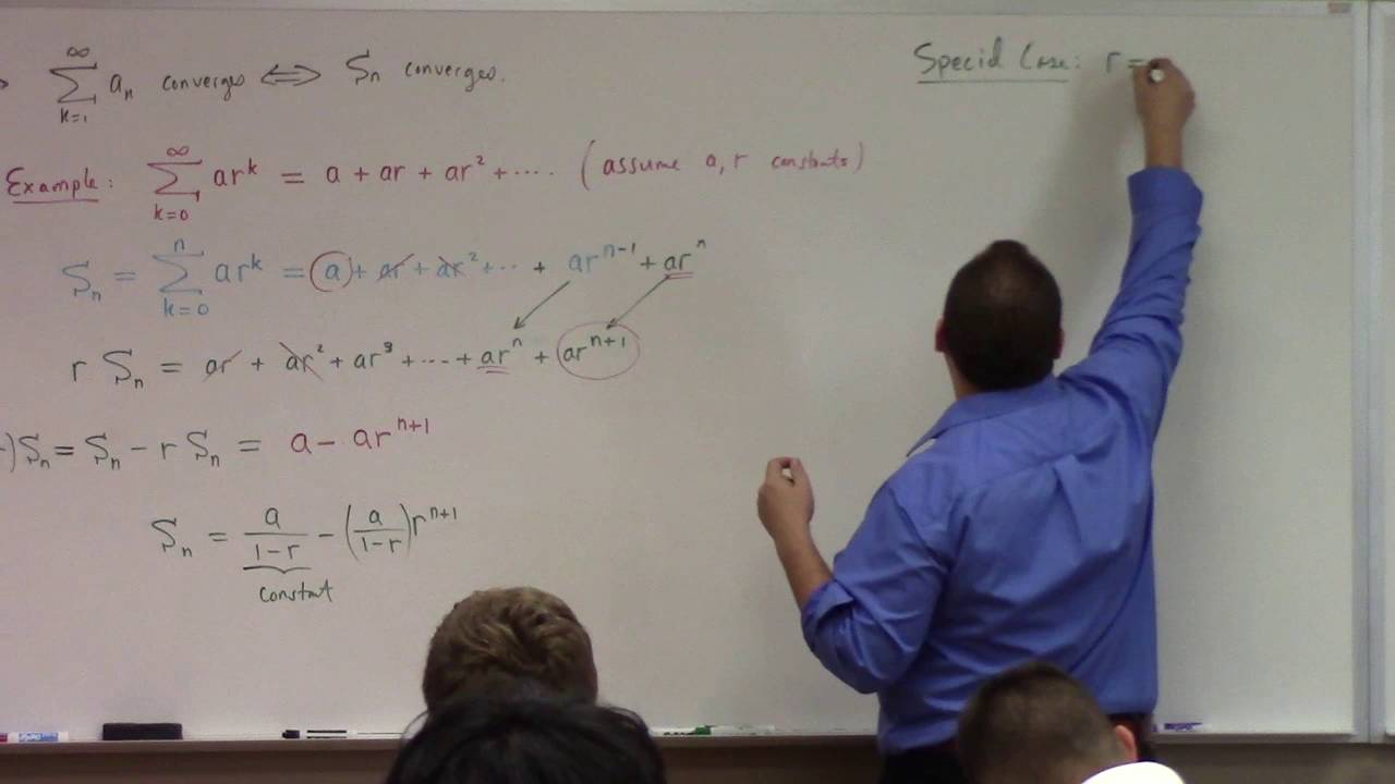 Calculus II: L24, definition of series, geometric and telescoping, 10 ...
