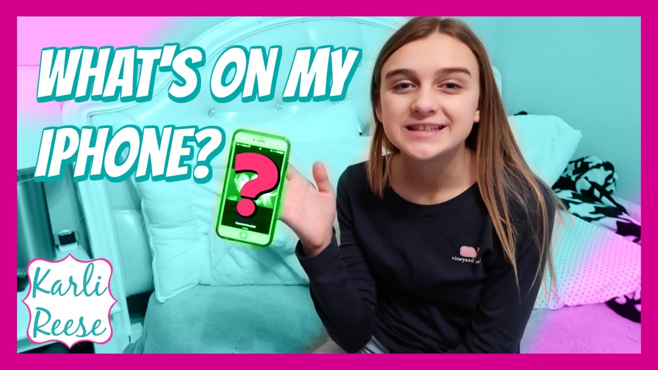 WHAT'S ON MY iPHONE? ||| KARLI REESE - YouTube